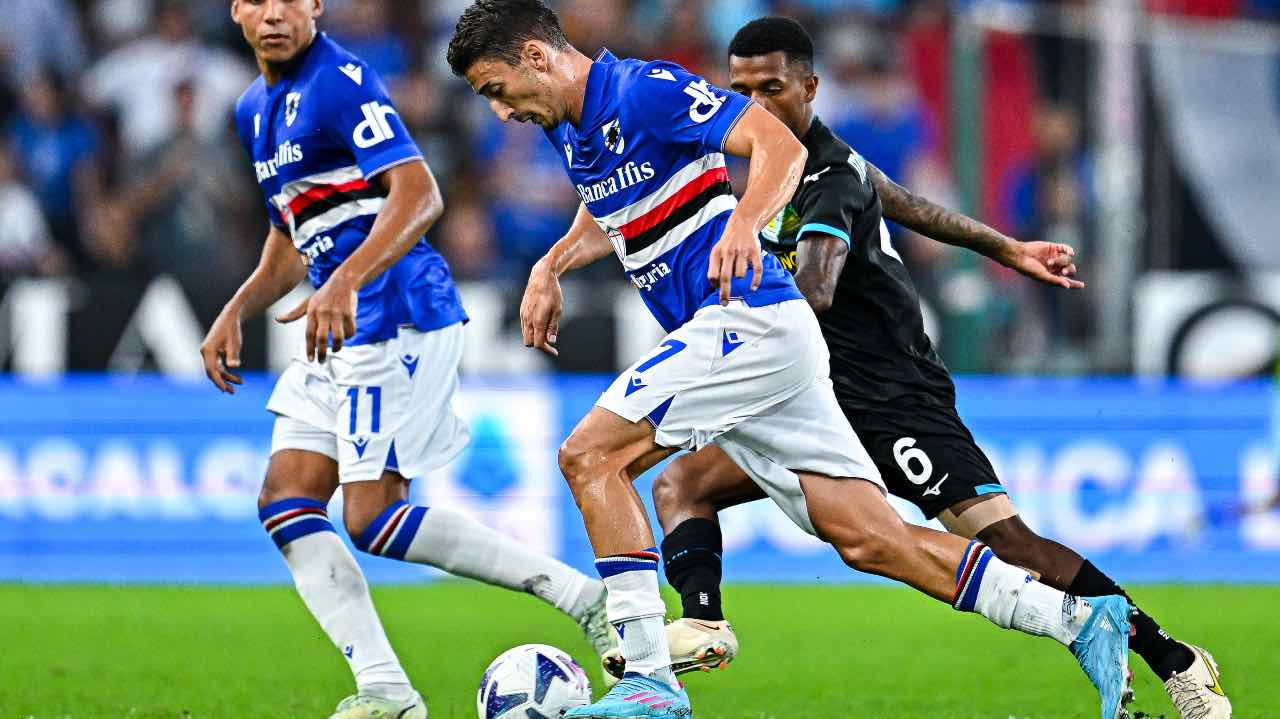 La Lazio viene beffata nel finale, Gabbiadini regala il pareggio alla Samp!