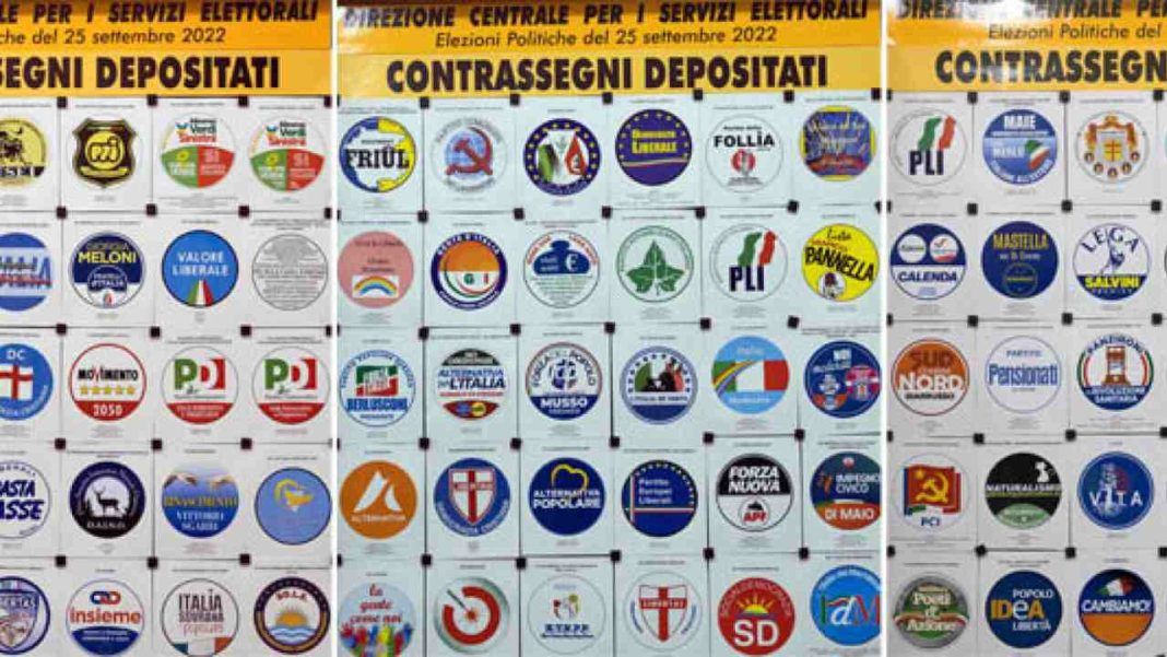 Elezioni, depositati 101 simboli in vista del 25 Settembre