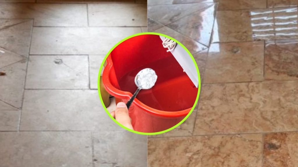 Piastrelle opache, una manciata sul pavimento e tornano a risplendere ...