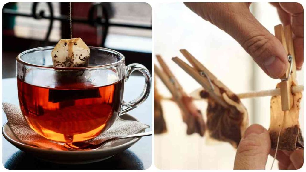 Bustine di té nello scarico: perché dovresti farlo prima di andare a letto