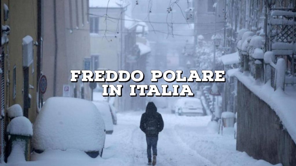 Freddo polare in questi punti d’Italia: la neve arriverà in queste zone