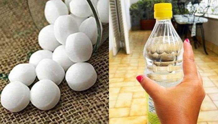 Boules à naphtaline et vinaigre, que se passe-t-il quand on les mélange ...